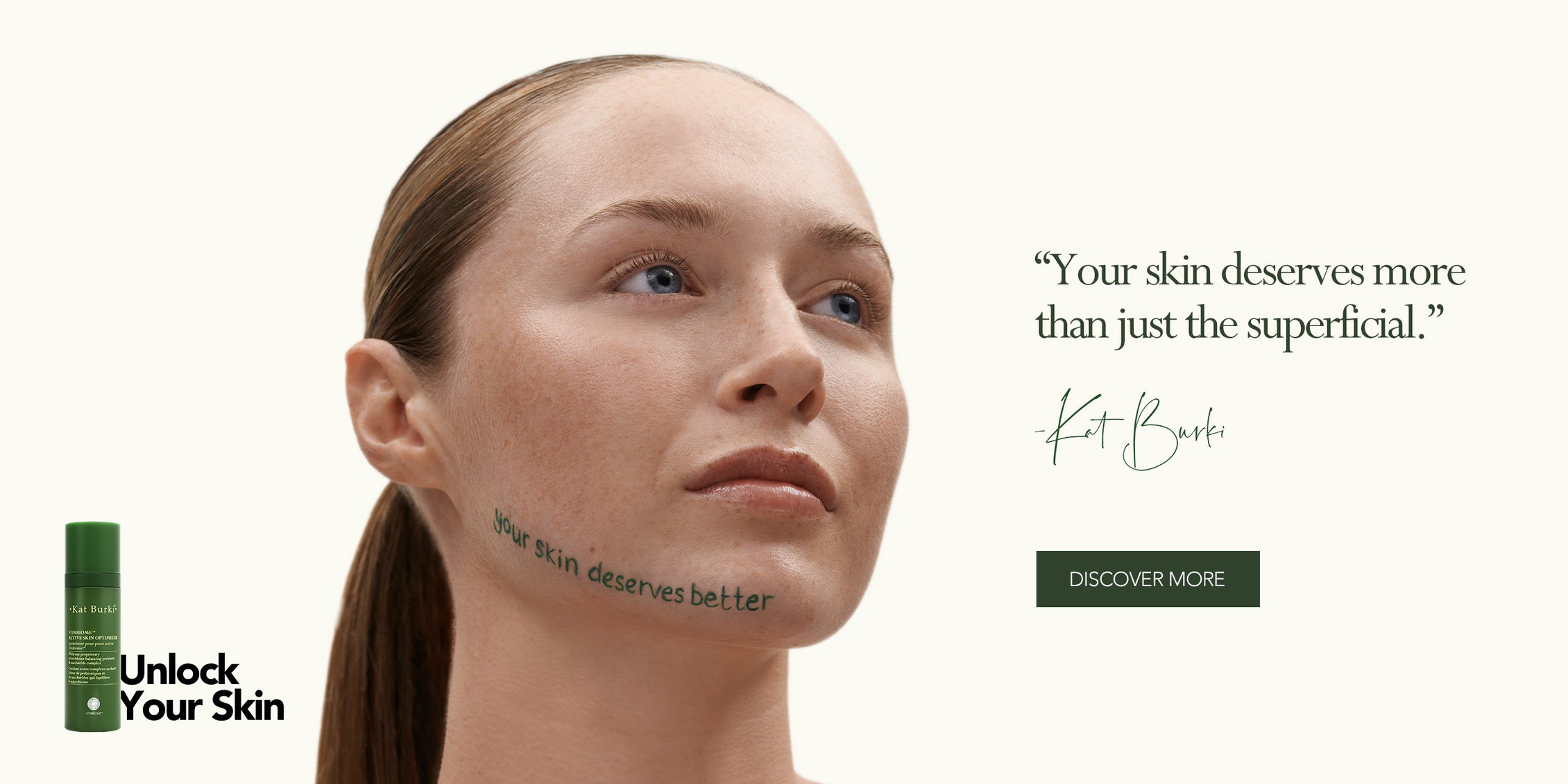 Kat Burki | Biochemistry Backed Skincare